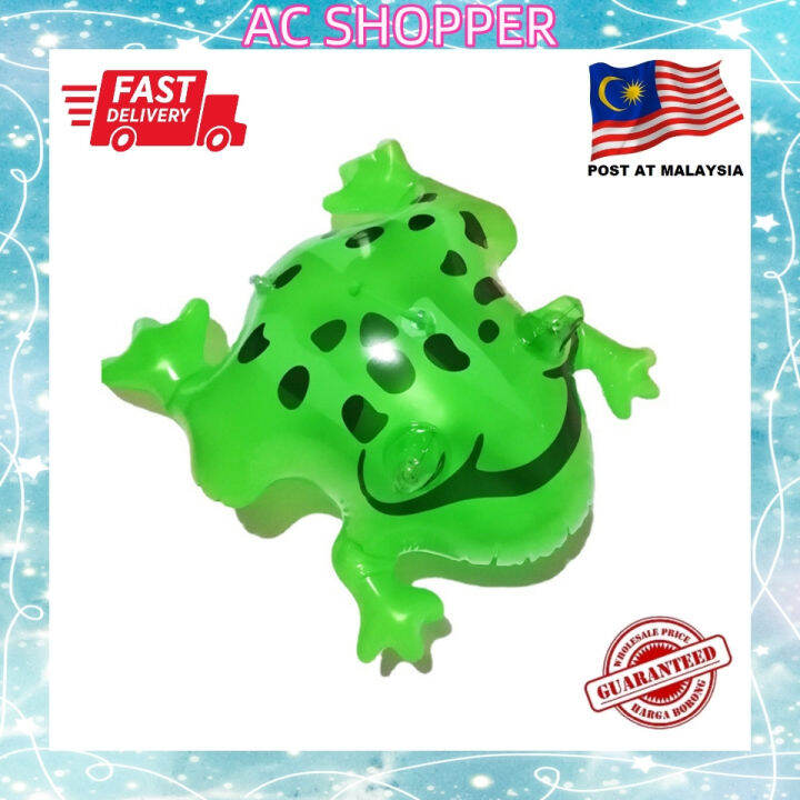 Inflatable Shining Eyes Cartoon Frog Pink Yellow Green Frogs Children ...
