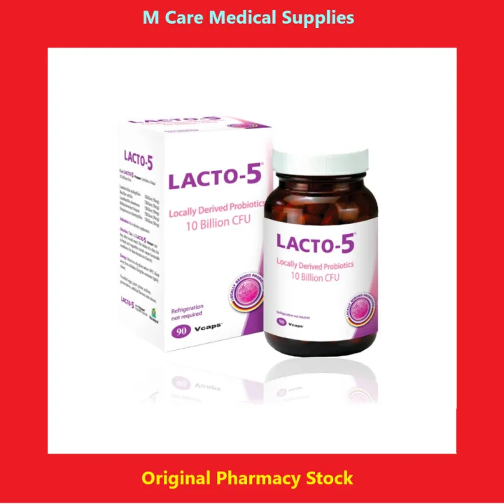 LACTO-5® (PROBIOTICS) 90 capsules | Lazada