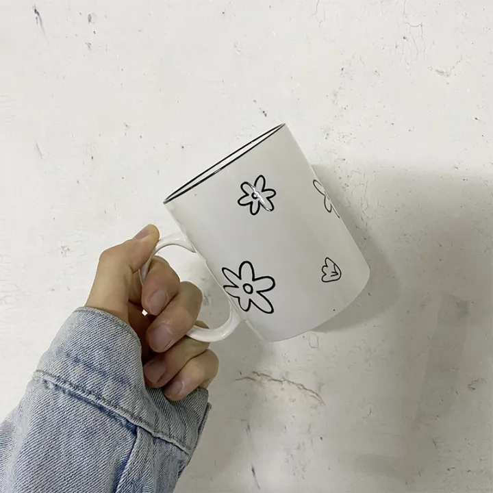 SHˇins Feng Shui Cup cute and simple Korean literary girl heart mug ...