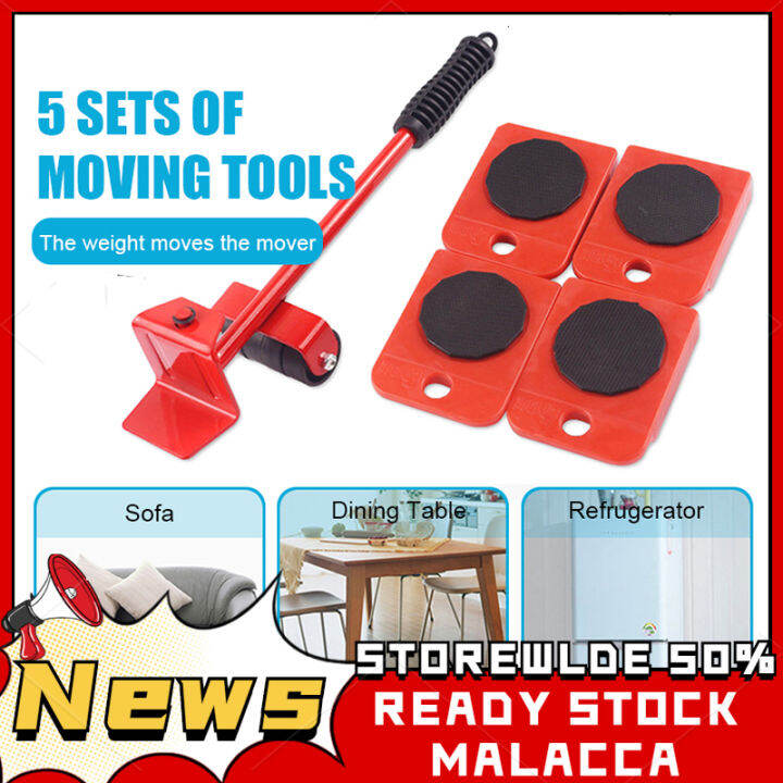 Heavy Object Mover Moving Tool Furniture Transport Lifter Mover Tools Rolling Wheel Corner ...