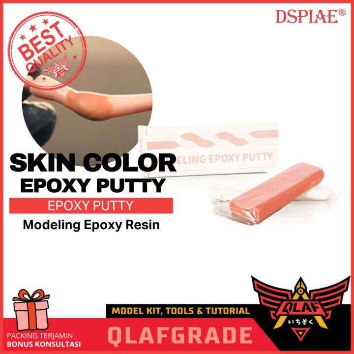 EPOXY PUTTY SKIN COLOR warna kulit peach modelling epoxy resin dspiae ...