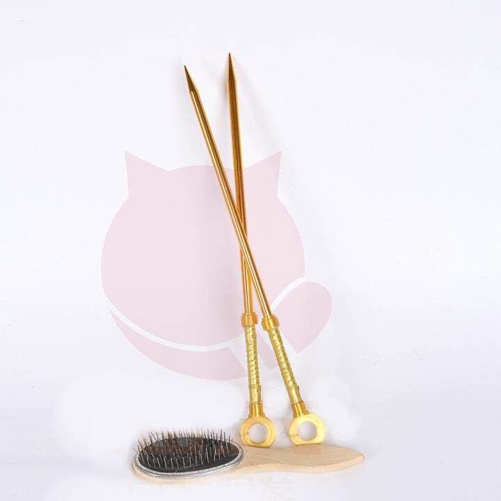 Anime Spy x Family Yor Cosplay Costume Props Golden Weapon Plastic ...