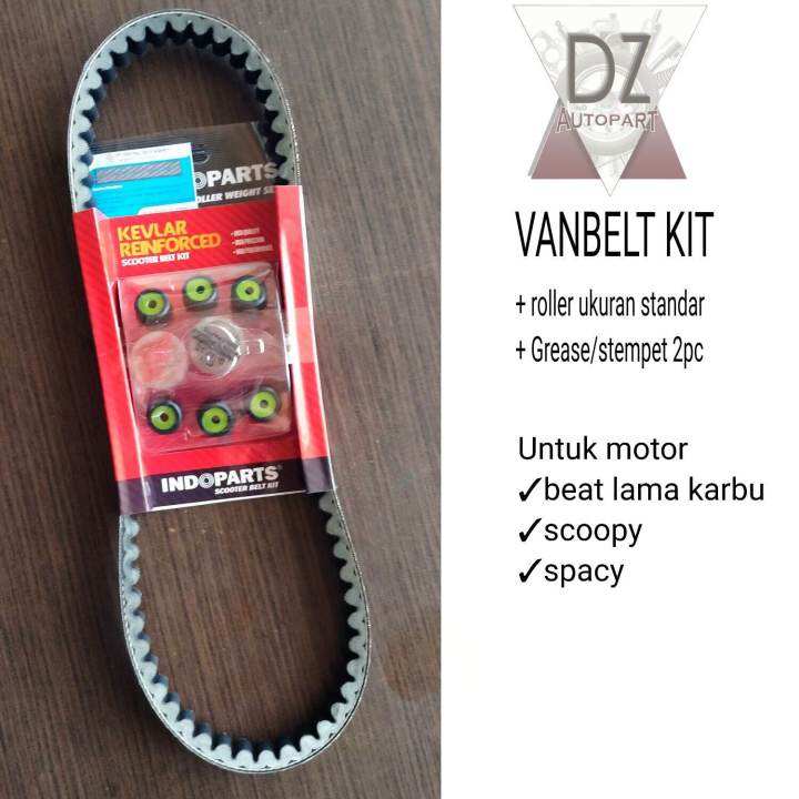 INDOPART VANBELT KIT PANBEL VANBEL BEAT OLD KARBU LAMA SCOOPY KARBU ...
