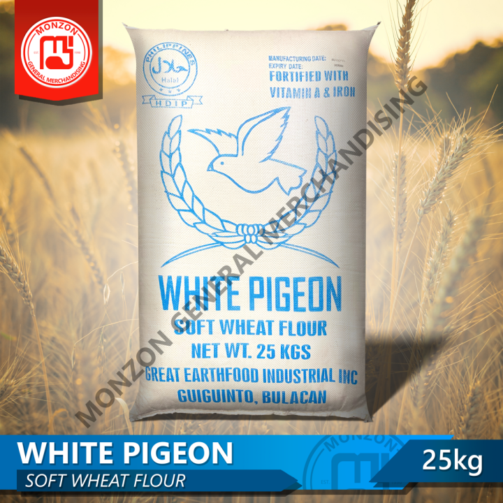 White Pigeon Soft Wheat Flour 25kg | Lazada PH