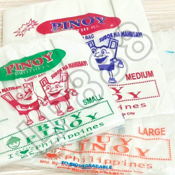 Pinoy Oxo Biodegradable Plastic Sando Bag | Lazada PH