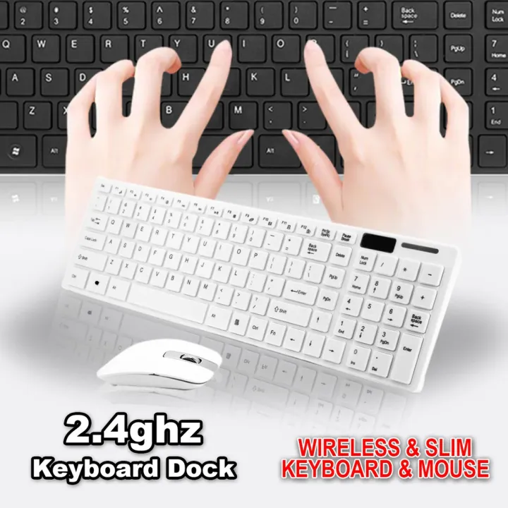 Slim 2.4GHZ Wireless Keyboard and Mouse | Lazada PH