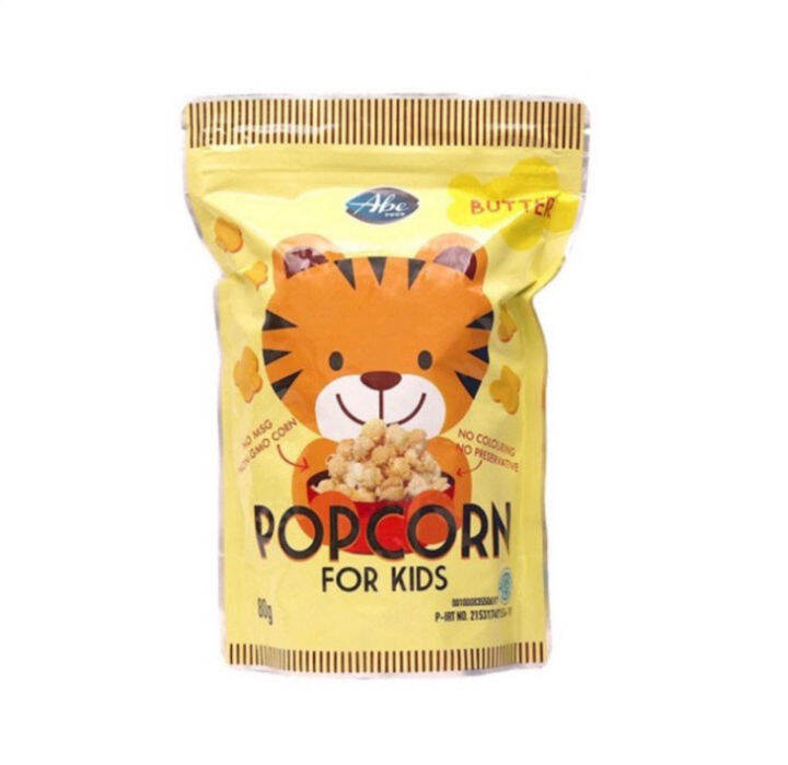 Abe Food Popcorn Butter - Snack Ringan Anak Popcorn Butter 80g | Lazada ...