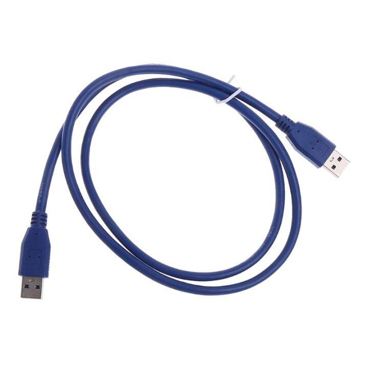 1M Blue Hi-Speed USB 3.0 Type A Male To Male Connector Adapter ...