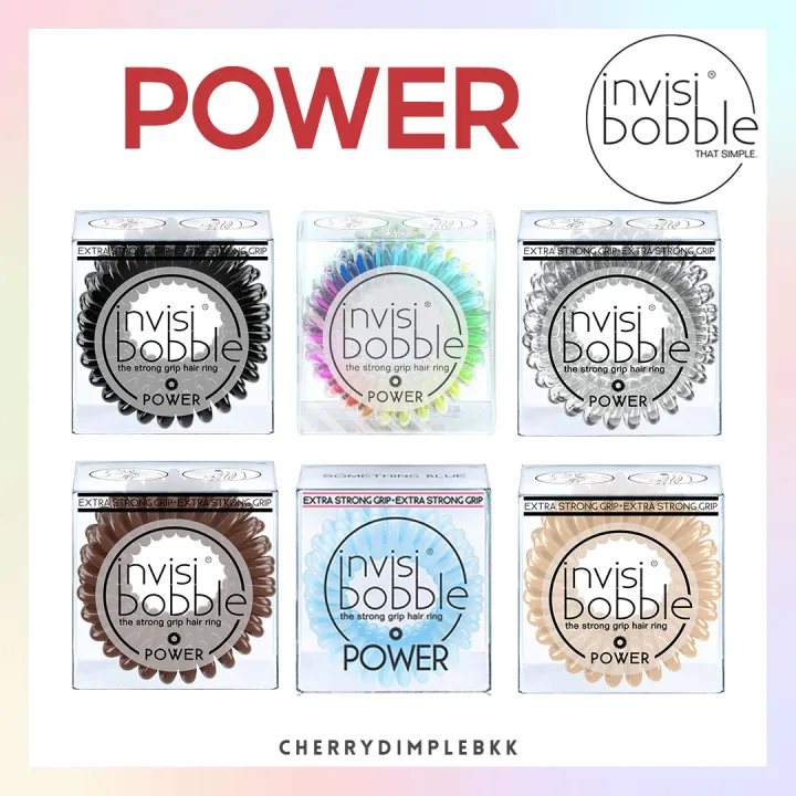 INVISIBOBBLE POWER🍓แบ่งขายแยกเส้นนำเข้าจากเยอรมัน ยางรัดผม ยางมัดผม ...