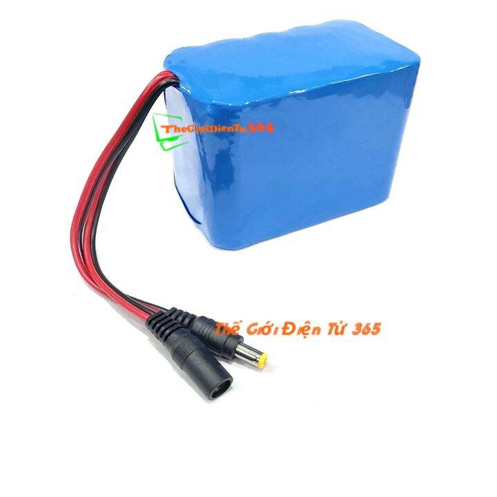 KHỐI PIN 12V PIN SẠC LITHIUM DUNG LƯỢNG CAO 3S 5P 18650 11.1V – 12.6V ...