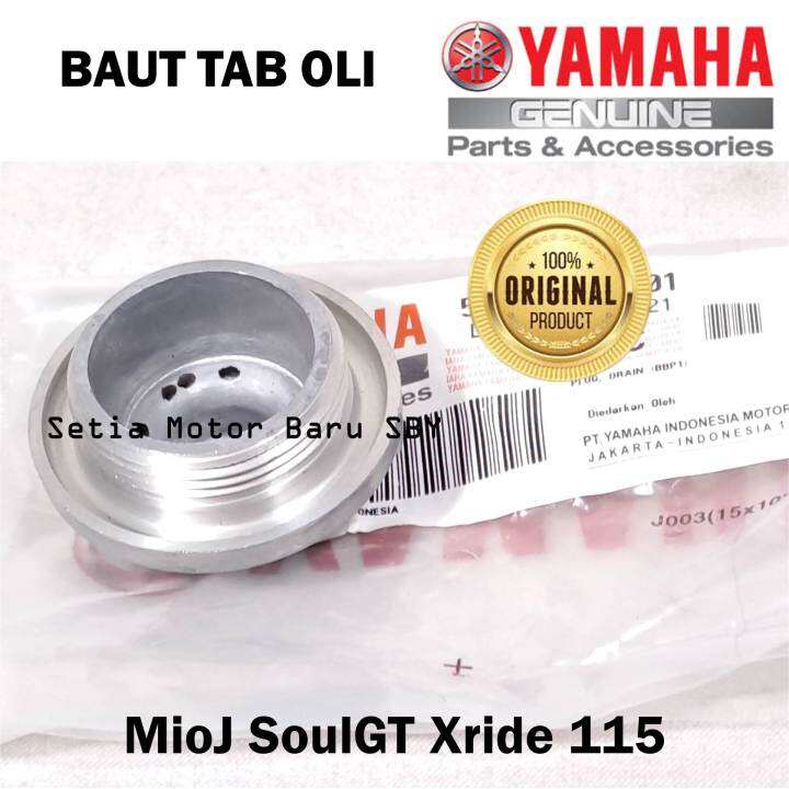 Baut Tab Oli Mesin Bawah MioJ SoulGT XRide 115 Asli Original Yamaha ...