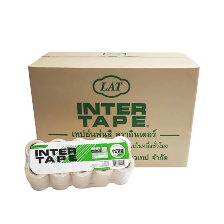 inter tape เทปกาว เทปกาวย่น เทปกาวพ่นสี เทปกาวกระดาษ inter tape ขนาด 3/ ...