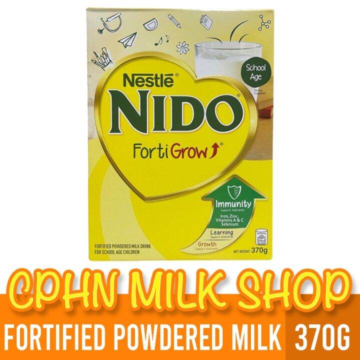 NIDO FORTIGROW 370g Fortified Powdered Milk Drink | Lazada PH