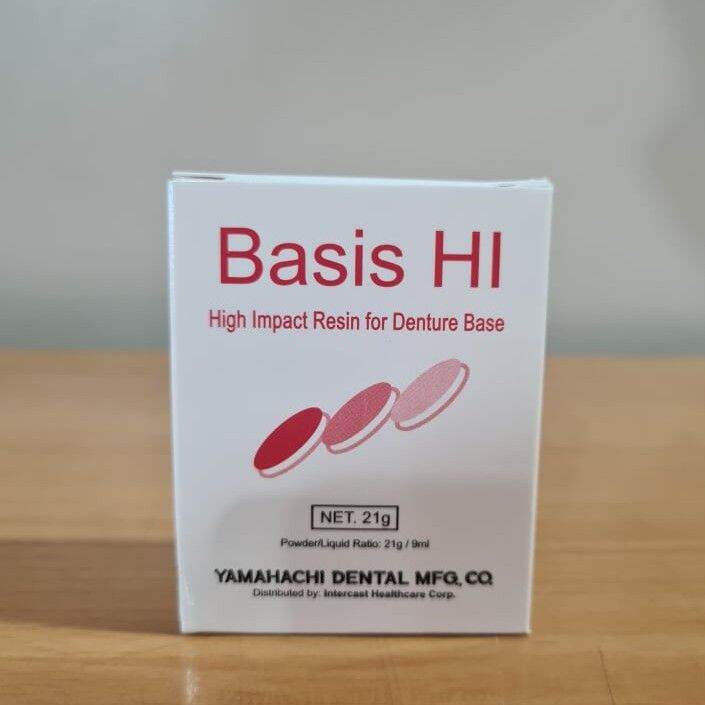 Yamahachi Dental Basis HI High Impact Resin for Denture Base 21g3Sq ...