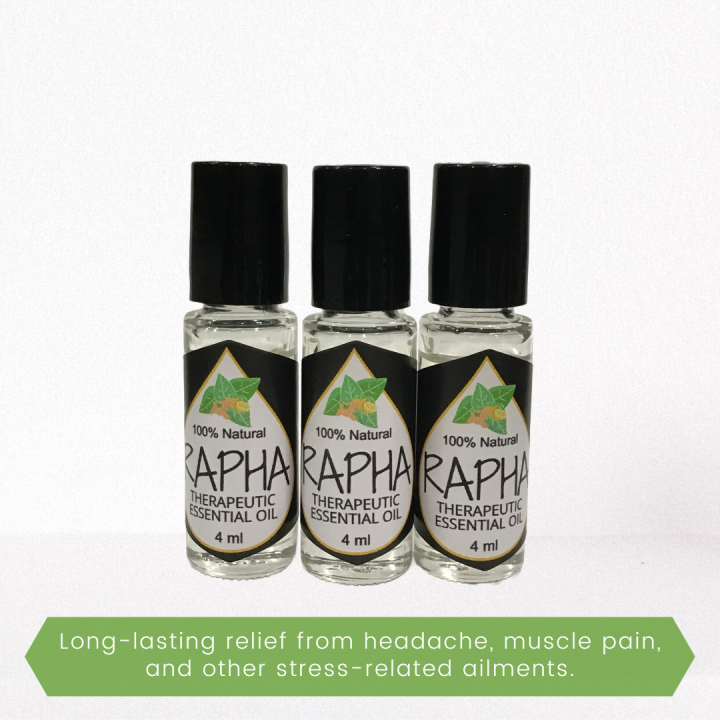 Rapha Therapeutic Essential Oil, pack of three (3) 4 ml roller glass bottle | Lazada PH