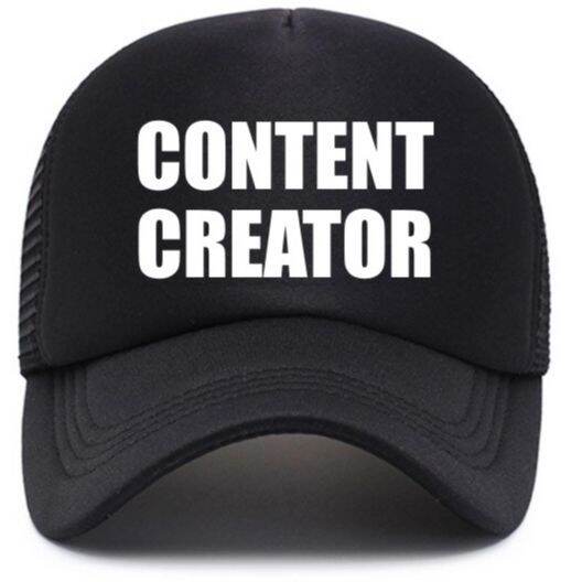 HIGH QUALITY YOUTUBER CONTENT CREATOR INFLUENCER Mesh Cap Net Cap ...