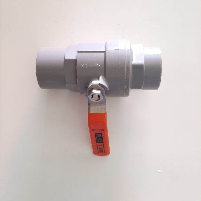 Ball valve 1 inch Blitz gagang stainles Stop kran PVC | Lazada Indonesia