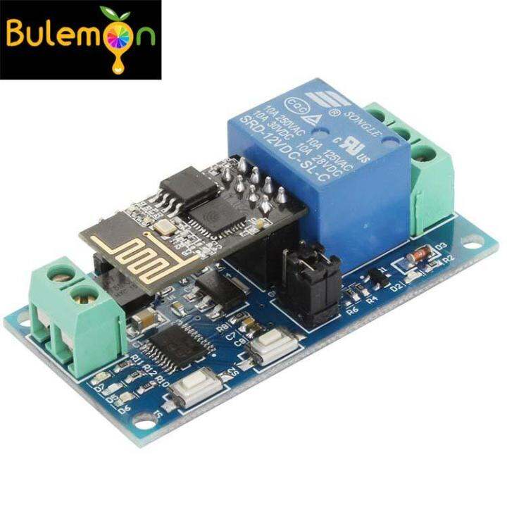 12V ESP-01 ESP8266 1 Channel WiFi Relay Module Remote Control Switch ...