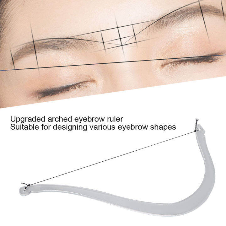 Eyebrow Tattoo Ruler Set, Eyebrow Mapper Eyebrow Positioning Ruler PP ...