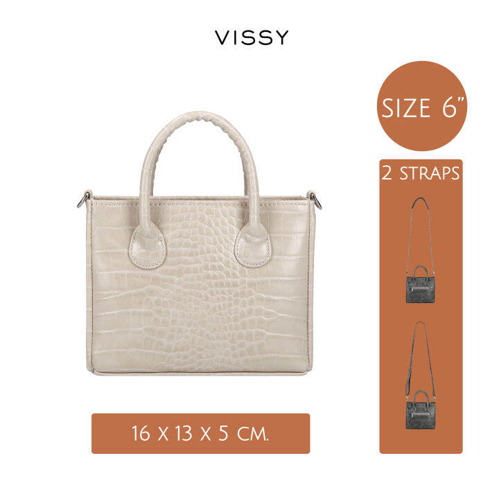 กระเป๋า Vissy Bag Size 6 I Vissy กระเป๋าสะพายข้างผู้หญิง กระเป๋าสะพาย ...