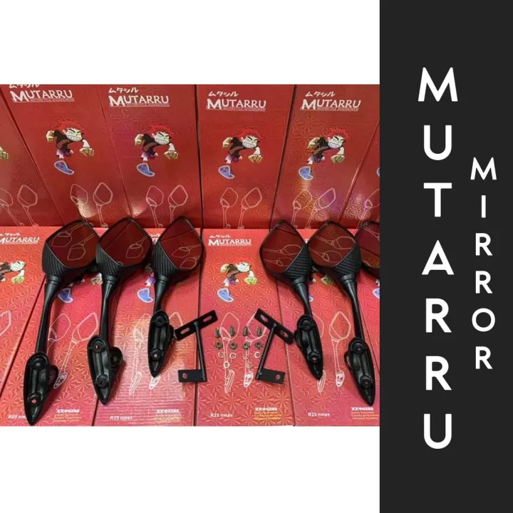 ( UPSCALE ) Nmax V1 V2 R25 Side Mirror Medium and Long Stem - Mutarru ...