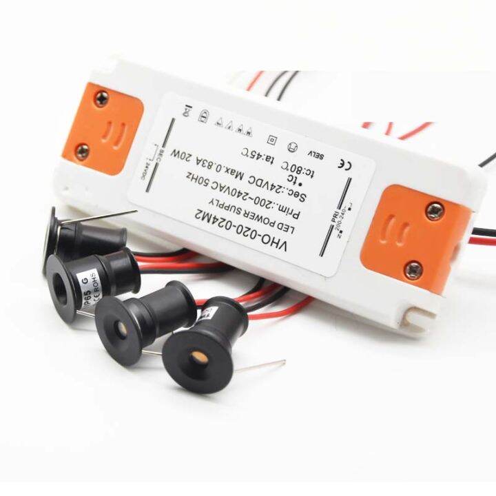 Sliver Black Dimmable Spotlight 1W 12V IP65 Mini LED Bulb Downlight ...