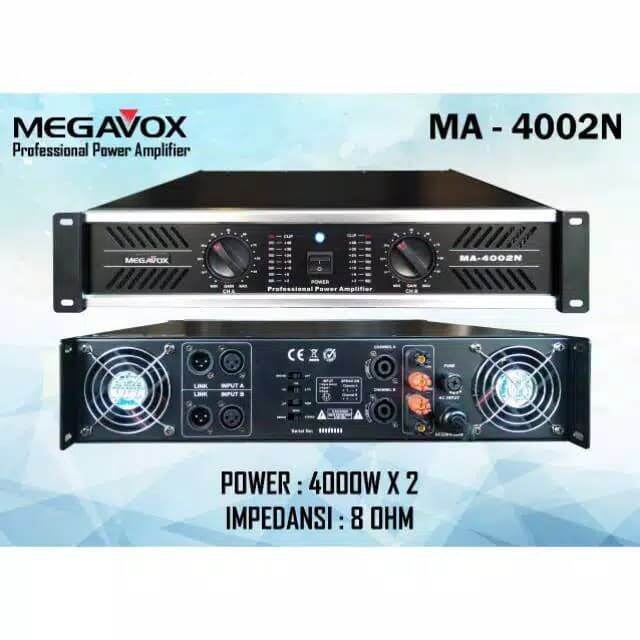 MEGAVOX MA 4002N POWER AUDIO AMPLIFIER | Lazada Indonesia
