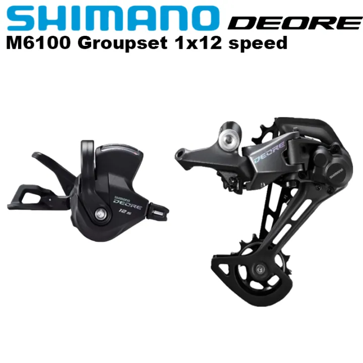SHIMANO DEORE M6100 12 Speed Right Shifter Rear Derailleur Groupset MTB Mountain Bike SL+RD ...