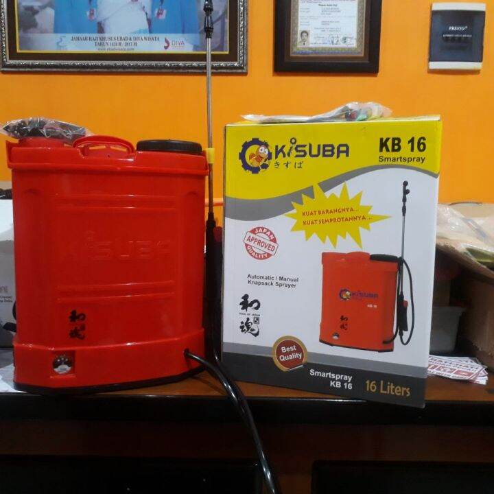 Tangki Semprot Sprayer Elektrik 16 Liter Kisuba atau Motoya Setara CBA ...