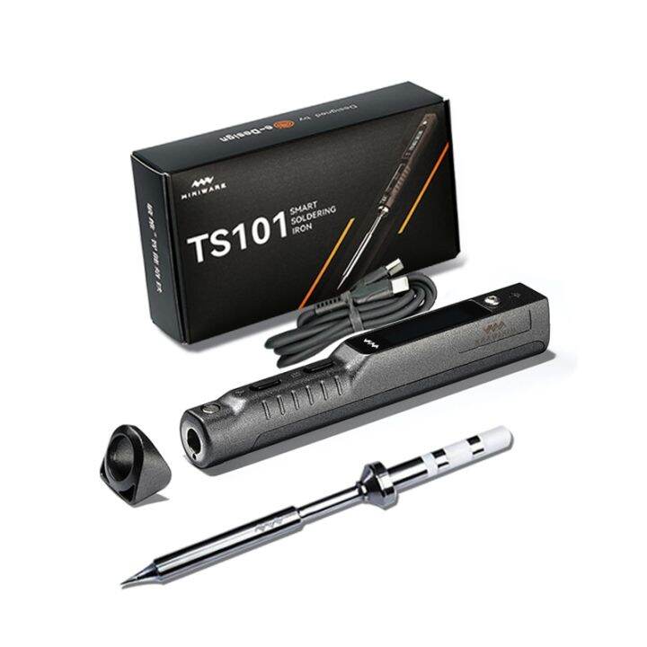 TS101 Soldering Iron Electric 65W LCD Temperature Adjustable ...