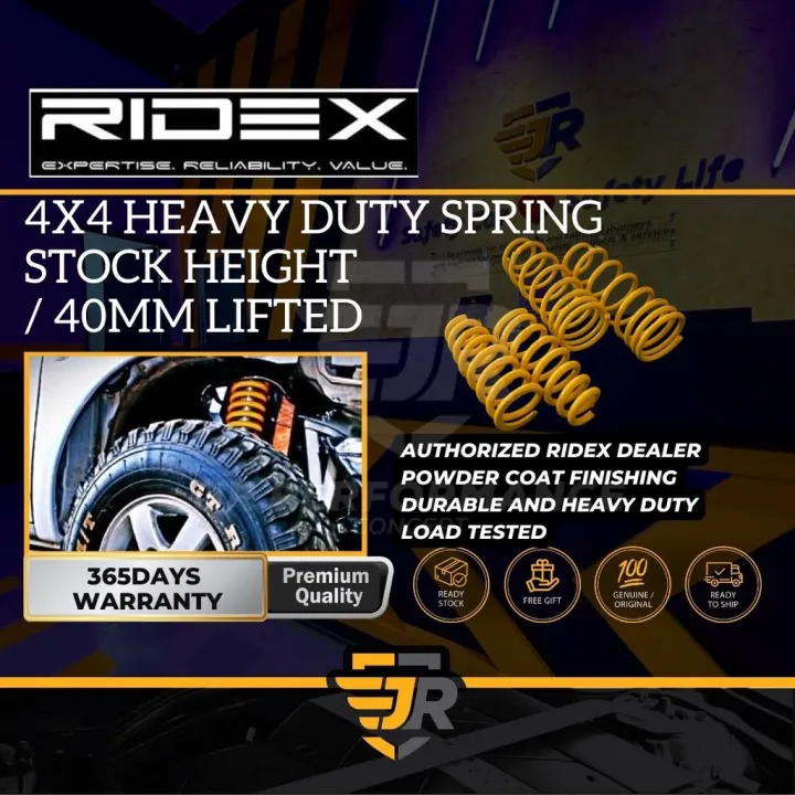 Ridex Heavy Duty Lift Spring Hilux Triton Dmax Ranger Navara Ridex Add ...