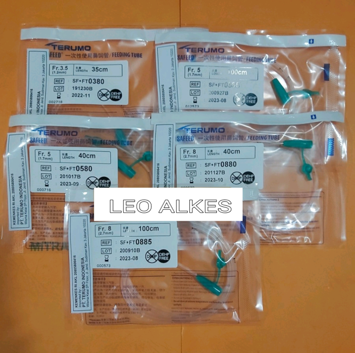 Feeding Tube Terumo FR 3,5..5..8 Selang NGT Terumo Selang Makan Bayi ...