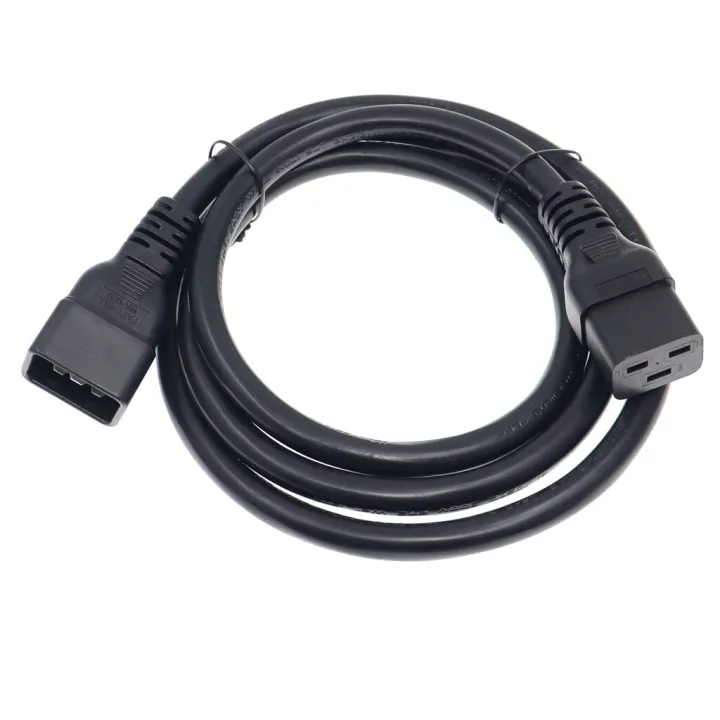 Heavy Duty UPS PDU AC Power Cord, IEC 320 C19 to C20 Host Server Engine Room 16A C19-C20 Power ...