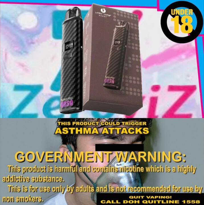 LOSTVAPE URSA NANO PRO KIT NEW COLORS 900MAH ORIGINAL | Lazada PH