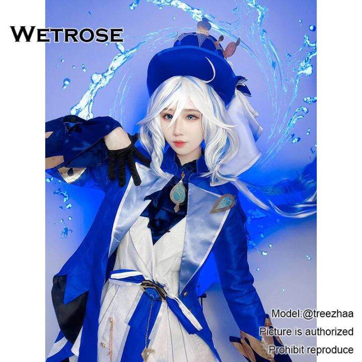 Wetrose】 Genshin Impact Cosplay Suit Furina De Fontaine God of Justice ...