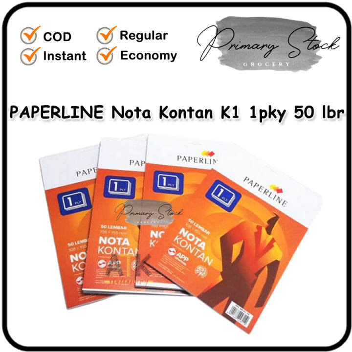 Nota Kontan 1 ply Kecil Paperline K1 | Lazada Indonesia