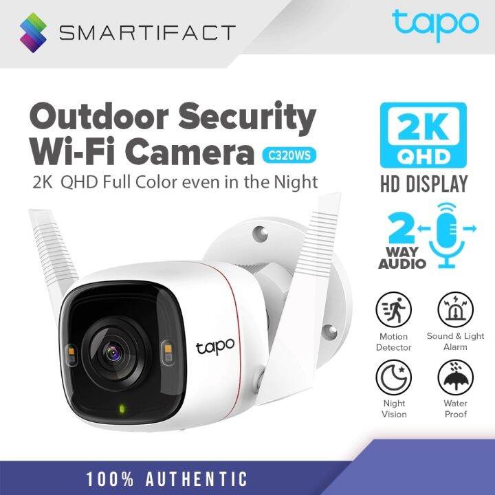 【COD】 TP-LINK Tapo C320WS New Outdoor Security Wi-Fi Camera | Lazada PH
