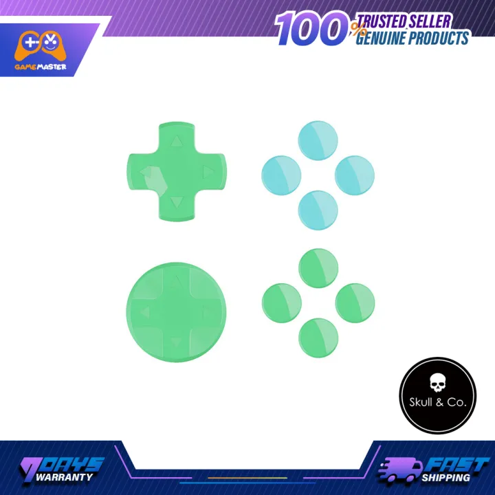 Game Master Skull & Co. JoyCon Button Cap Set D-Pad for Nintendo Switch ...