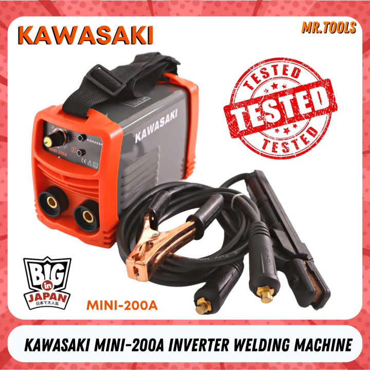 KAWASAKI JAPAN PORTABLE INVERTER WELDING MACHINE: 200AMP (ORIGINAL ...
