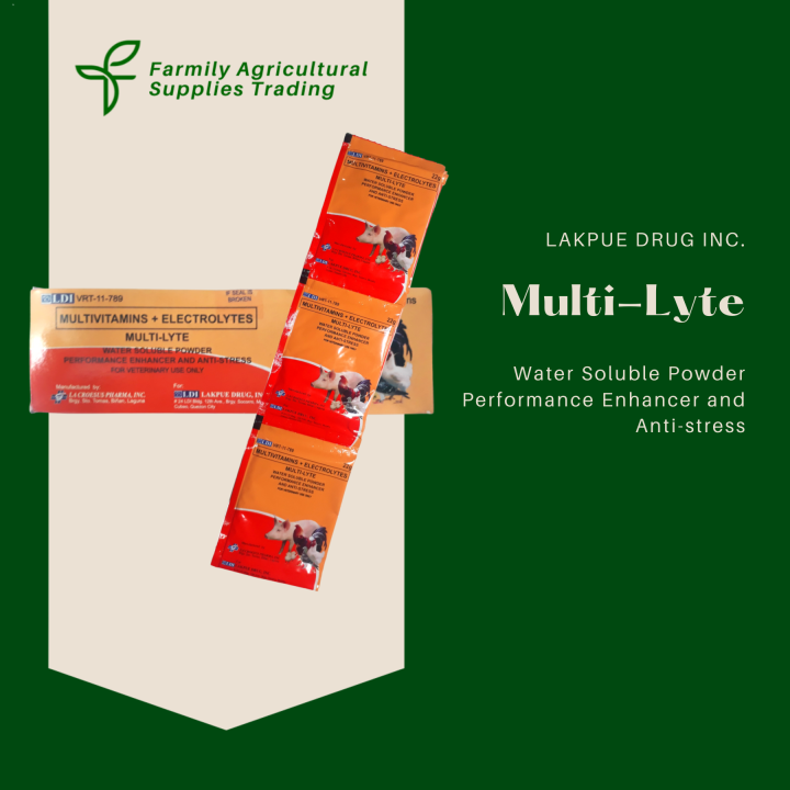 Lakpue Drug Inc. Multi-Lyte 22g / 1kg | Lazada PH
