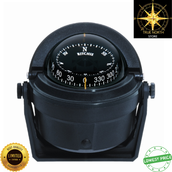 Ritchie Voyager Compass Direct Reading Dial Bracket Mount Black B81 ...
