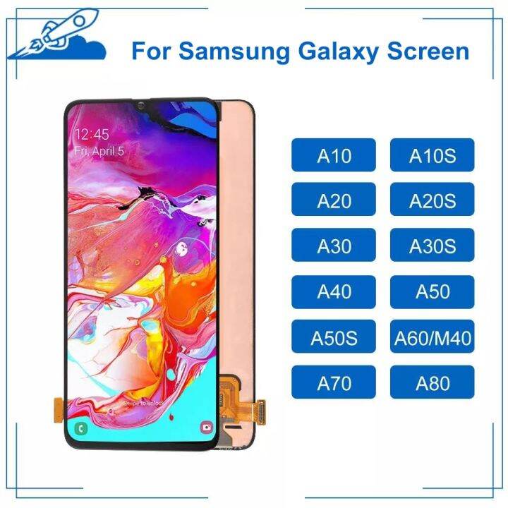 OEM AMOLED For Samsung Galaxy A10 A10S A20 A20S A30 A30S A40 A50 A50S A60 M40 A70 A80 LCD Touch ...