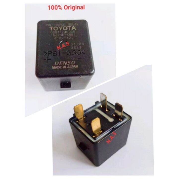 100% Original DENSO TOYOTA PRIUS PRECHARGE RELAY 4 PIN G3841-48030 / ...