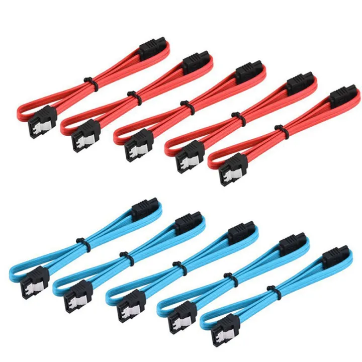 5pcs 18 Inch straight-through connector SATA 3.0 III High Speed 6.0 ...