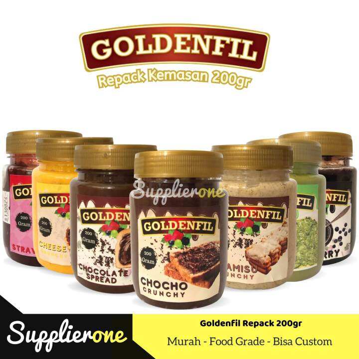Goldenfil Repack 200gr / Selai Roti Bakar / Toping Roti / Selai Roti ...