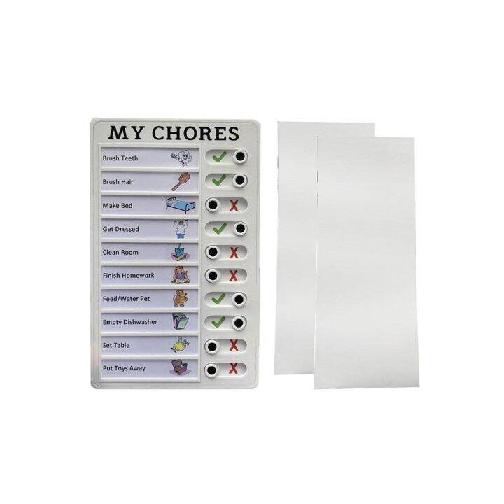 Replacement Memo Reusable Spare Parts Chore Chart Elder Notes My Chores ...