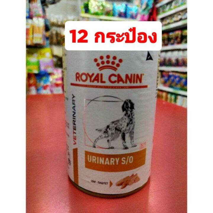 พลาดไม่ได้ โปรโมชั่นส่งฟรี Royal Canin สูตร Urinary s/o สุนัข 410g./ 12กระป๋อง | Lazada.co.th