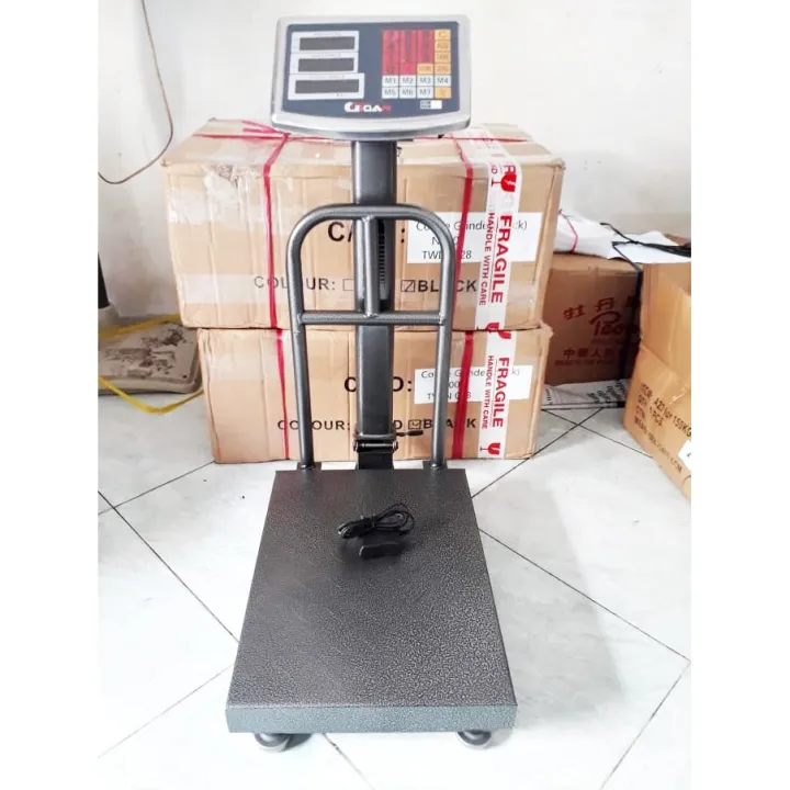 timbangan duduk digital 150kg GIGAN 2 layar / timbangan lantai ...