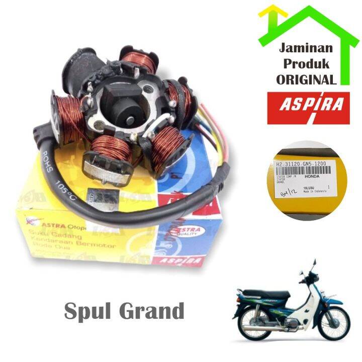 Aspira Spul Honda Grand Stator Comp Magnet Pulser Spull Motor | Lazada ...