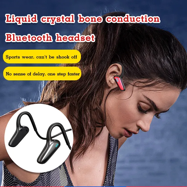 jjmakro New JL-LCD Bone Conduction Bluetooth Headset | Lazada PH